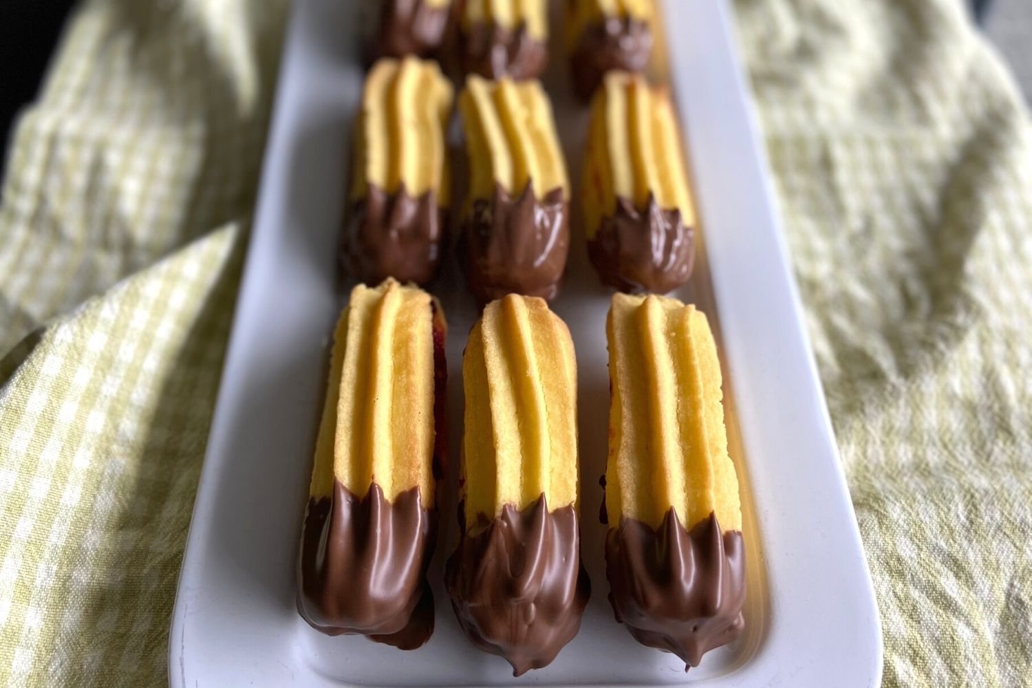 Viennese Butter Shortbread Fingers - Matters of Taste